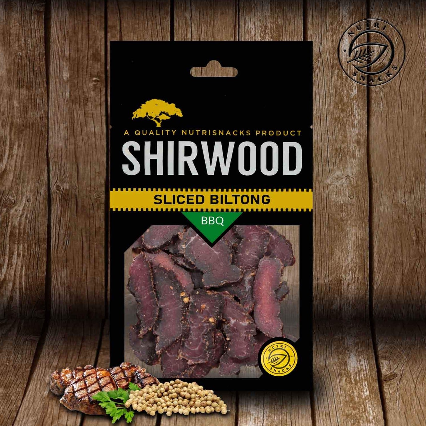 Sliced Biltong 80g BBQ | NUTRISNACKS